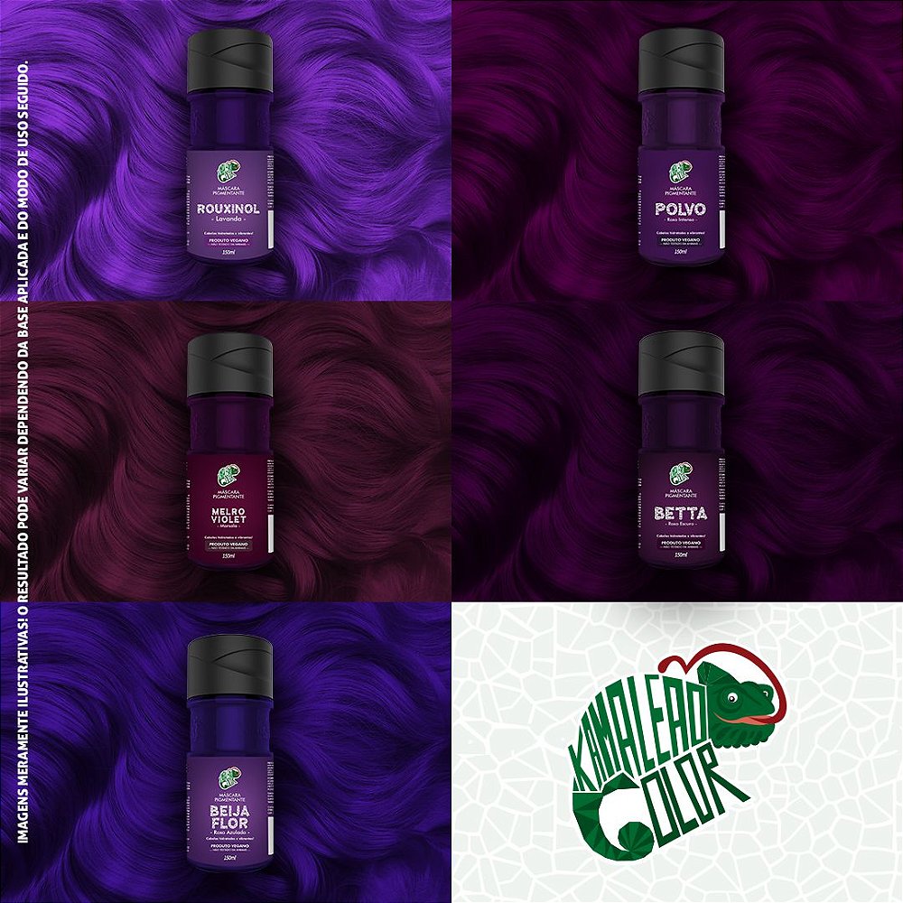 Kamaleão Color - 150ml - Roxos - BH Beleza Cosméticos....