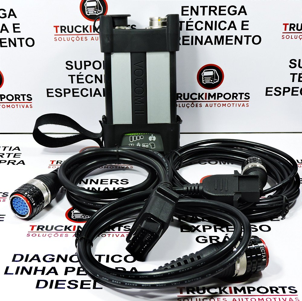 Scanner Diagnóstico Volvo Vocom II - Truck Imports Soluções Automotivas