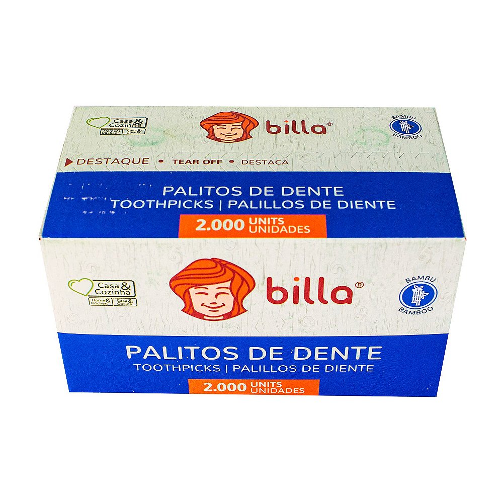 Palitos de Dente a Granel com 2000 Unidades Billa - Sitolino Embalagens ... Palitos de Dente a Granel com 2000 Unidades Billa - Sitolino Embalagens ...