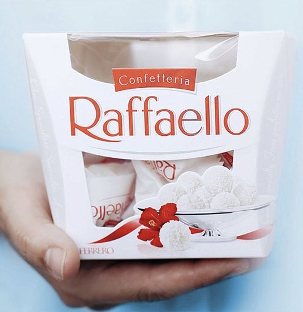 Bombom Raffaello Caixa com 15 unidades Ferrero | Mercadoce - Mercadoce ...