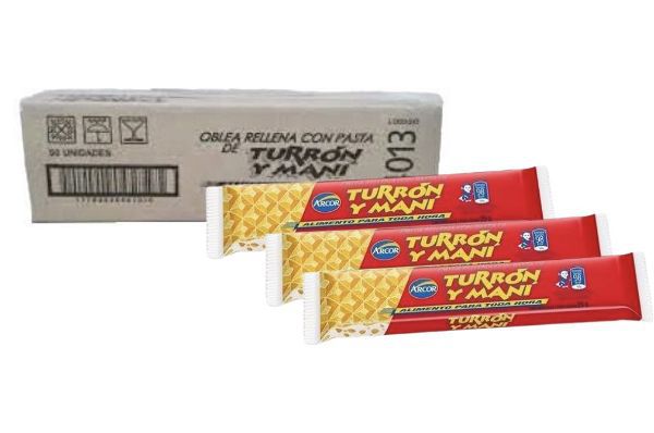 Caixa Torrone Arcor 25g c/50un Turrón Y Mani - Arcor - Mercadoce ...