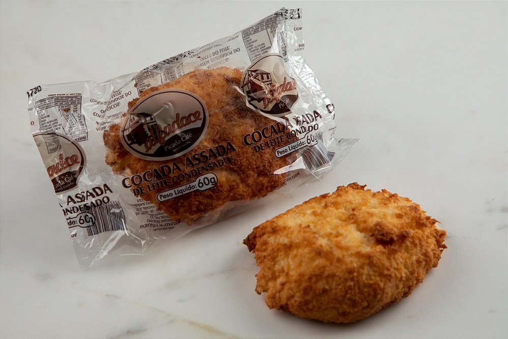 COCADA ASSADA DE LEITE CONDENSADO ALFADOCE - 12UN COM 60G CADA - Mercadoce - Doces, Confeitaria ...