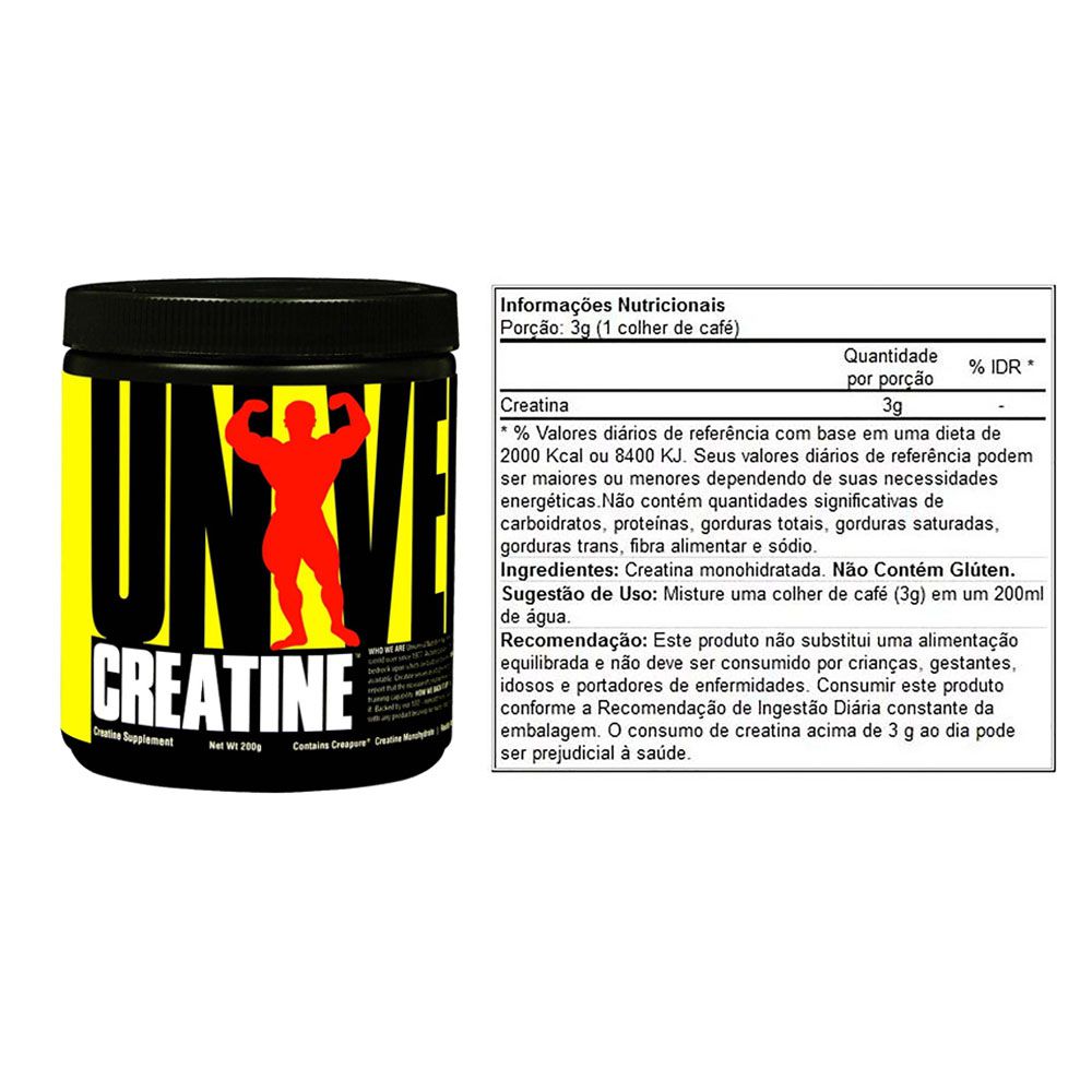 Creatina Powder - Universal Nutrition - BH Suplementos