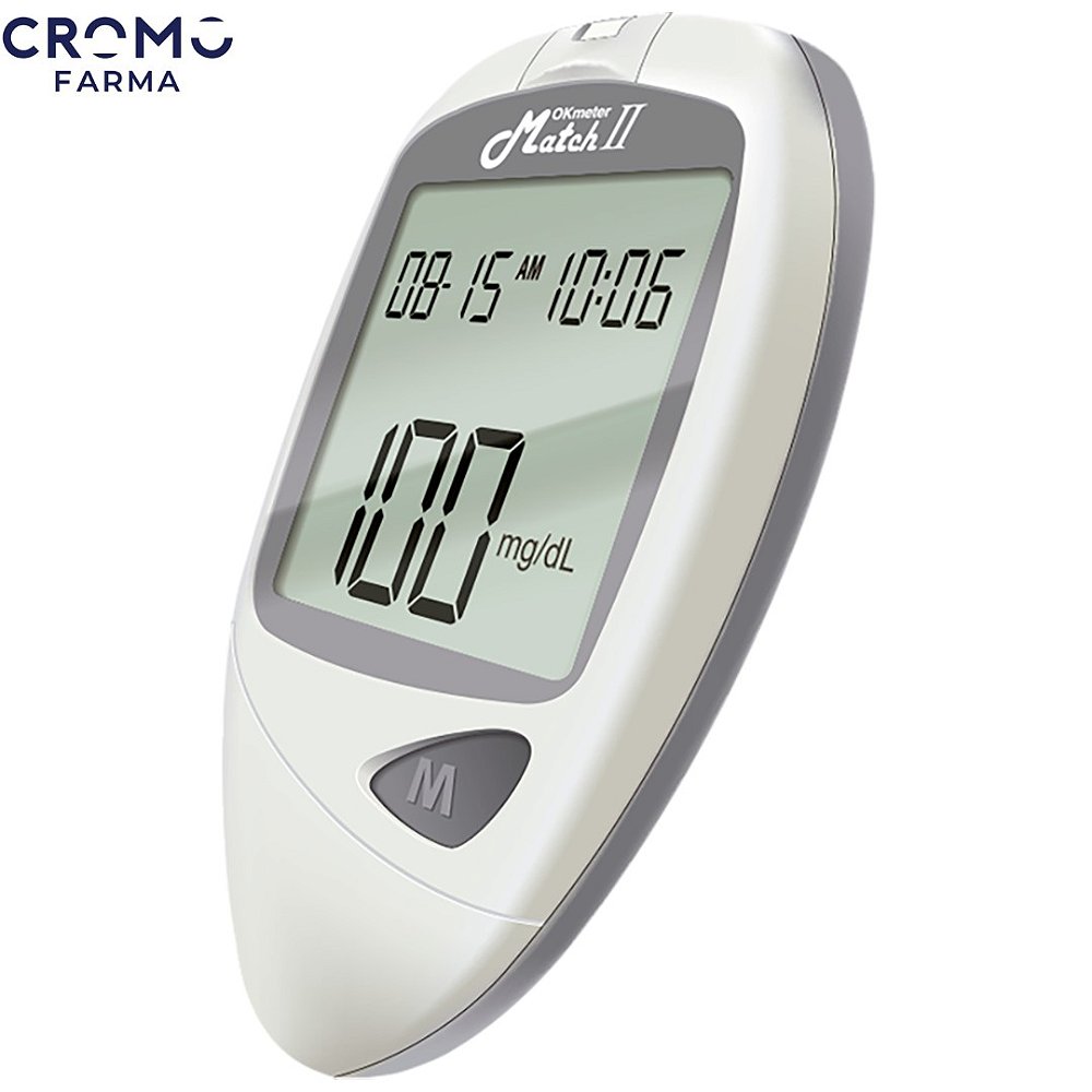 Medidor de Glicose Digital Match II - Ok Meter - Loja Cromo Comércio e ...