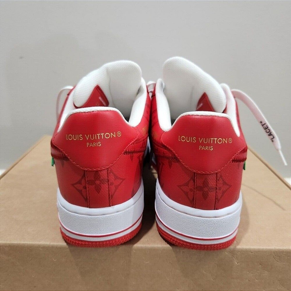 Nike x LV Air Force 1 Low 'White Comet Red' - Boutique ZeroUm ...