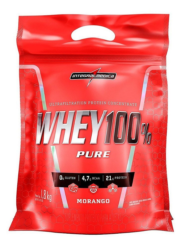 Whey 100 Pure Refil 907g Integral Medica Envio Rapido Fast
