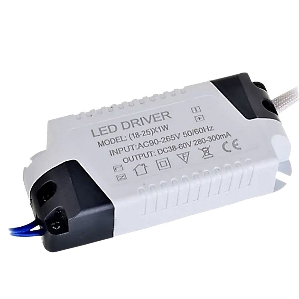 Driver LED Universal para plafon 18W a 25W - BENLUZ- Especialistas em LED