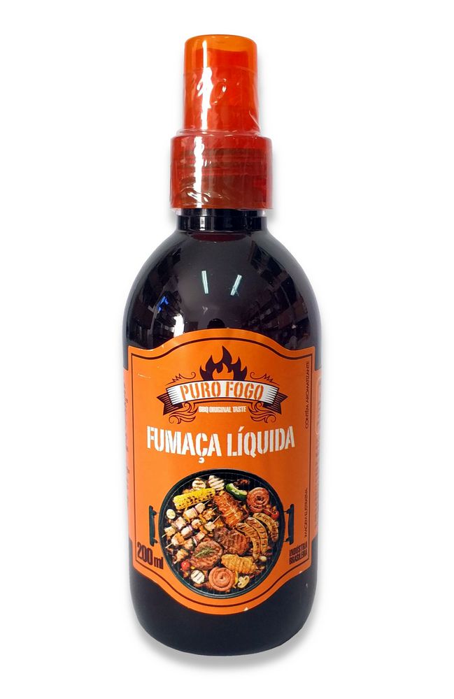 Fumaça Líquida Para Carnes Vegetais Spray Puro Fogo 200mL ...