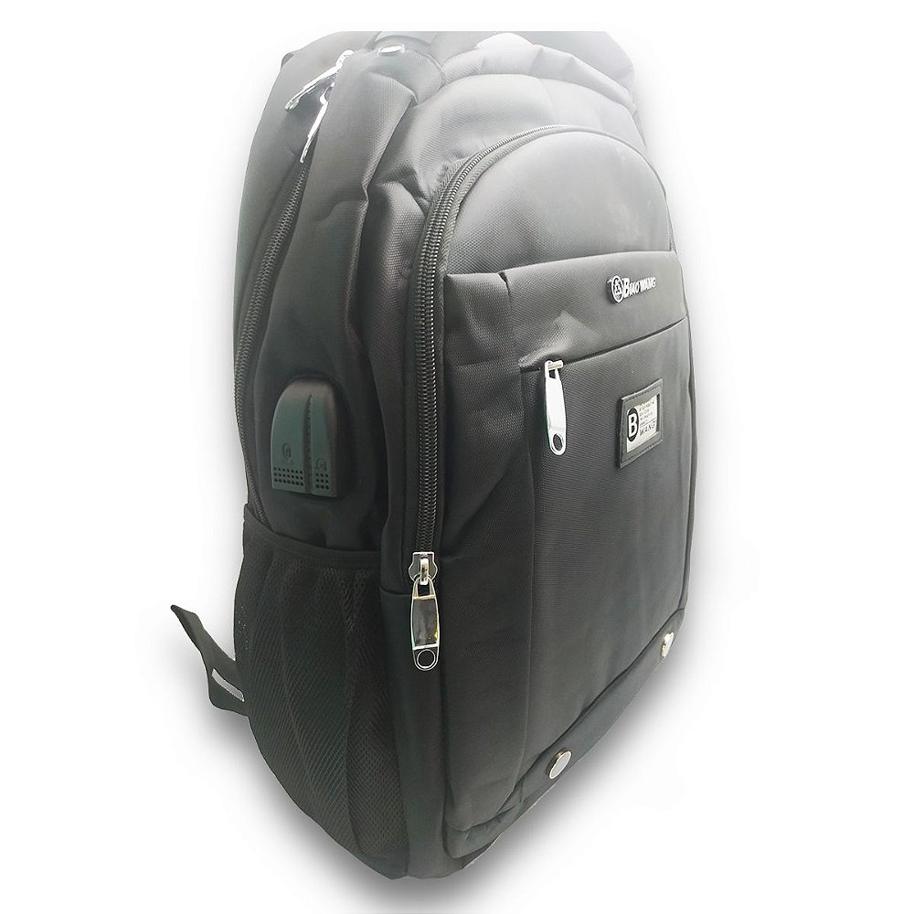 Mochila Costas Preta Biao Wang - Shop Macrozao