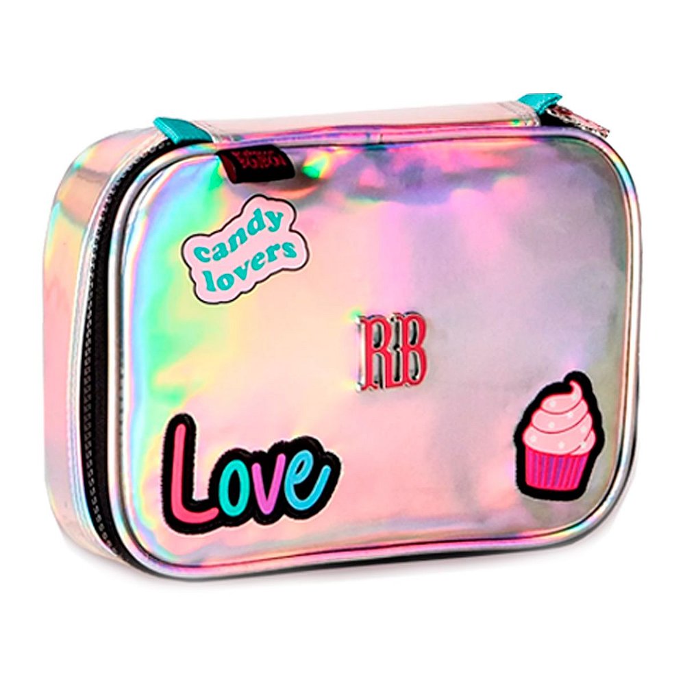 Kit Mochila Luluca Costas + Estojo Box RB Holográfica - Shop Macrozao Kit Mochila Luluca Costas + Estojo Box RB Holográfica - Shop Macrozao
