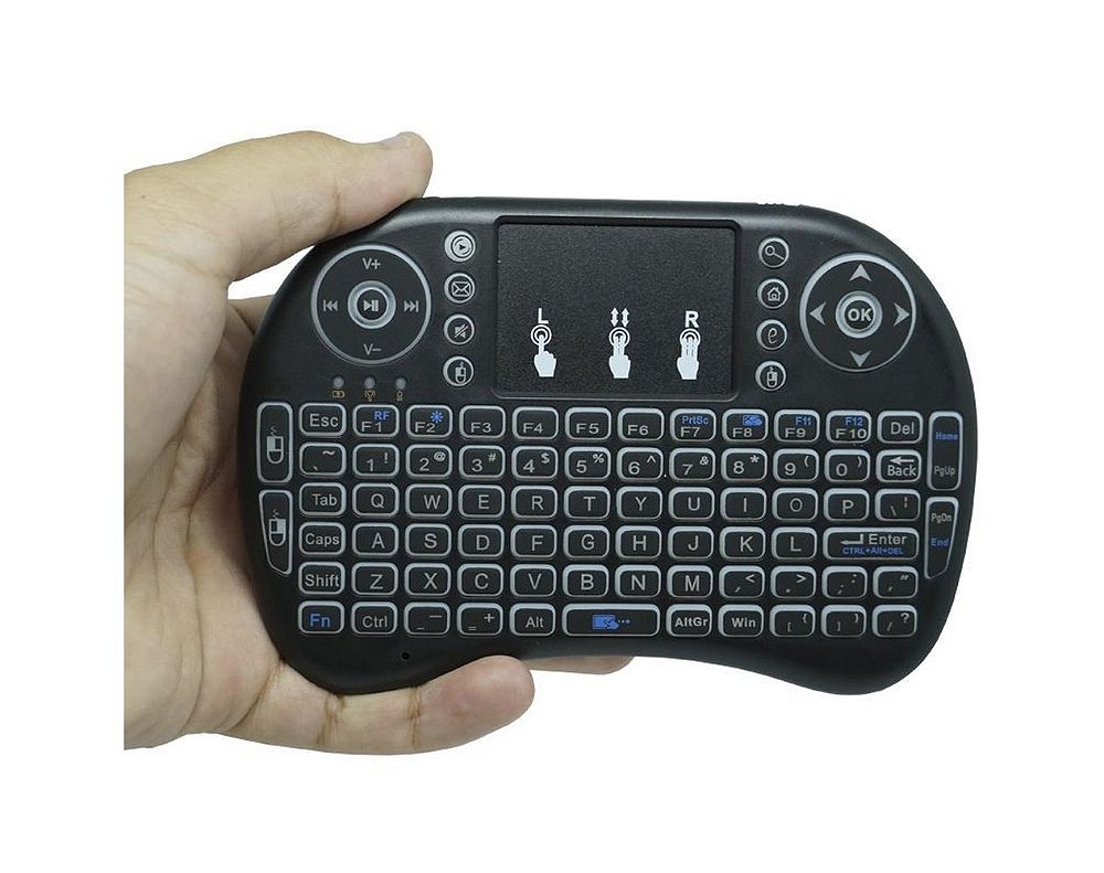 Mini Teclado Tv Box Controle Sem Fio Para Smart Tv Pc - Gyga Shop ...