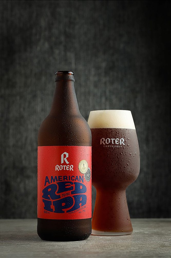 Roter American Red IPA (600ml) - Roter Cervejaria - Delivery de Chope e ...