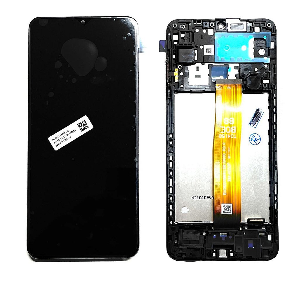 Frontal Completa Tela Touch Display LCD Samsung A03 ( A032 ) ** COM ARO ... Frontal Completa Tela Touch Display LCD Samsung A03 ( A032 ) ** COM ARO ...