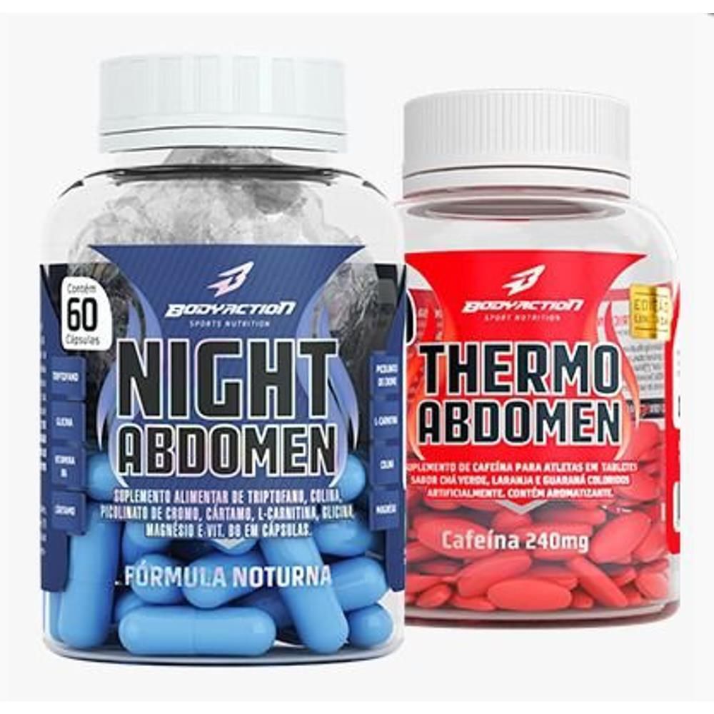 Thermo Abdomen 60 Cáps - Body Action KIT - Curitiba Nutrition - Suplementos