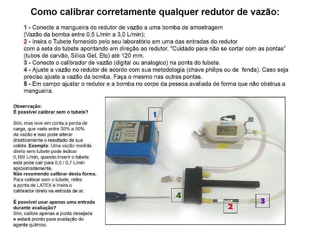 Redutor de vazão bombas de amostragem - Quadruplo - EUGEN Consultoria ...