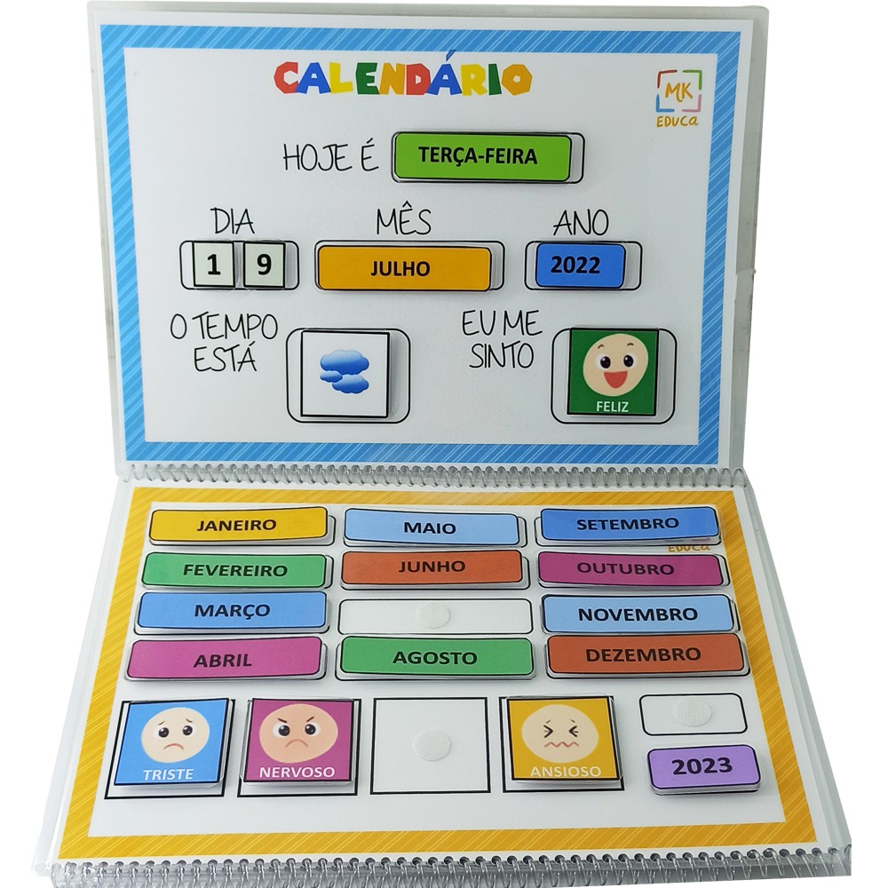 Calendário Educativo Pedagógico - Mk Educa