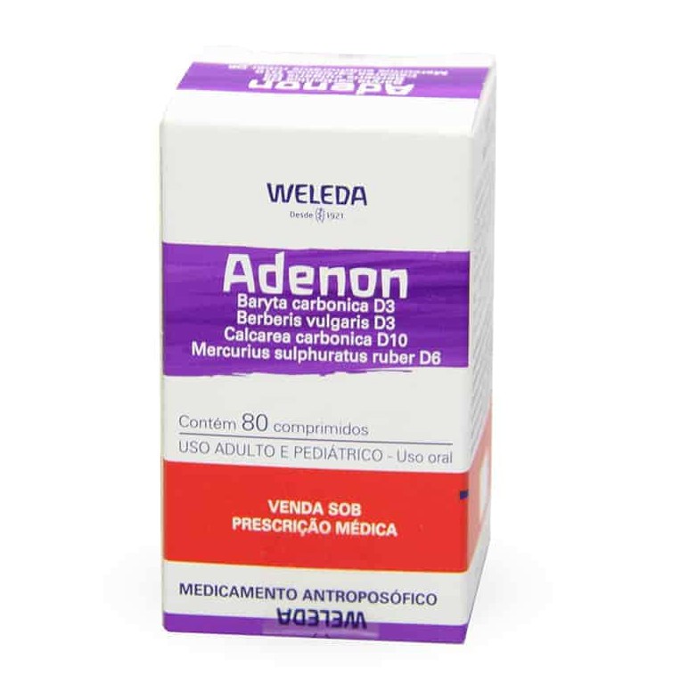 Adenon Weleda | 80 comprimidos - Altíssima qualidade em medicamentos ...