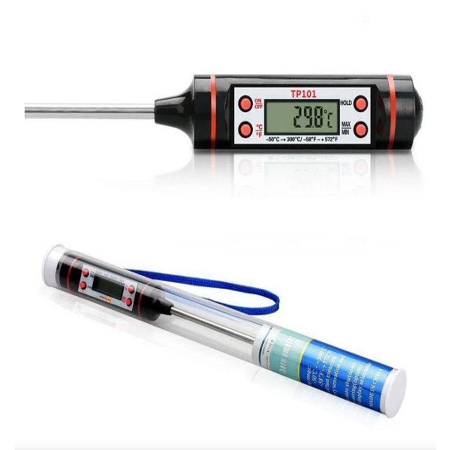 Termometro Digital Espeto Para Alimentos E Culinario com Haste 145mm ...
