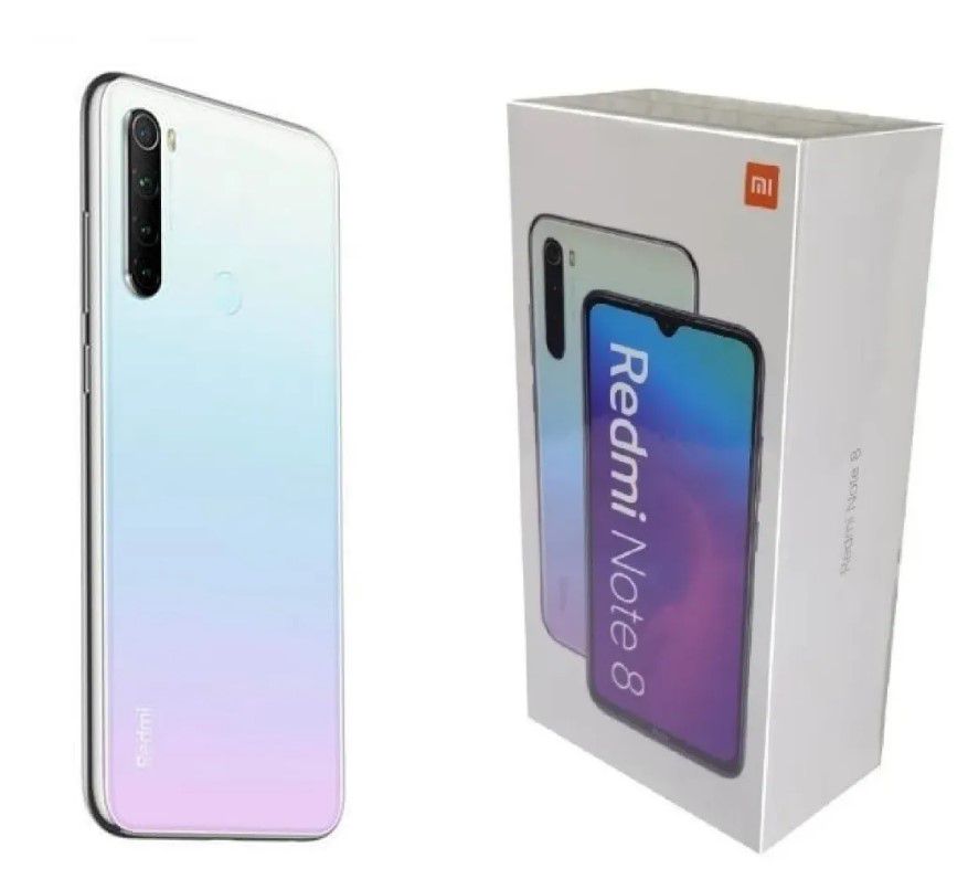Celular Xiaomi Redmi Note 8 128GB branco - Fenix GZ - 15 anos no mercado!
