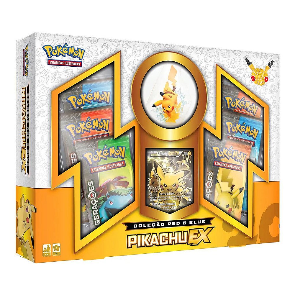 Box Pokemon Pikachu EX - Fenix GZ - 14 anos no mercado!