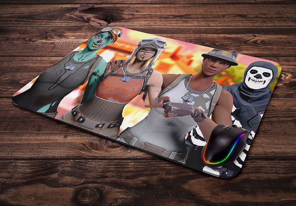 Mouse pad Gamer Fortnite Personagens III - Artgeek - Loja Nerd de ...