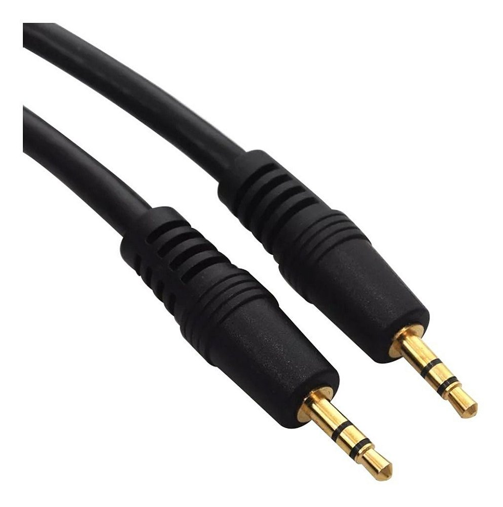 Cabo P2 para P2 - 2 Vias 1,5 Metros - Soluções em Tecnologia!