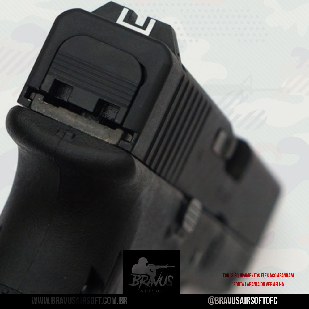 PISTOLA GBB SER G19XL G5 - WE - BRAVUS AIRSOFT - A MELHOR LOJA DO ABC