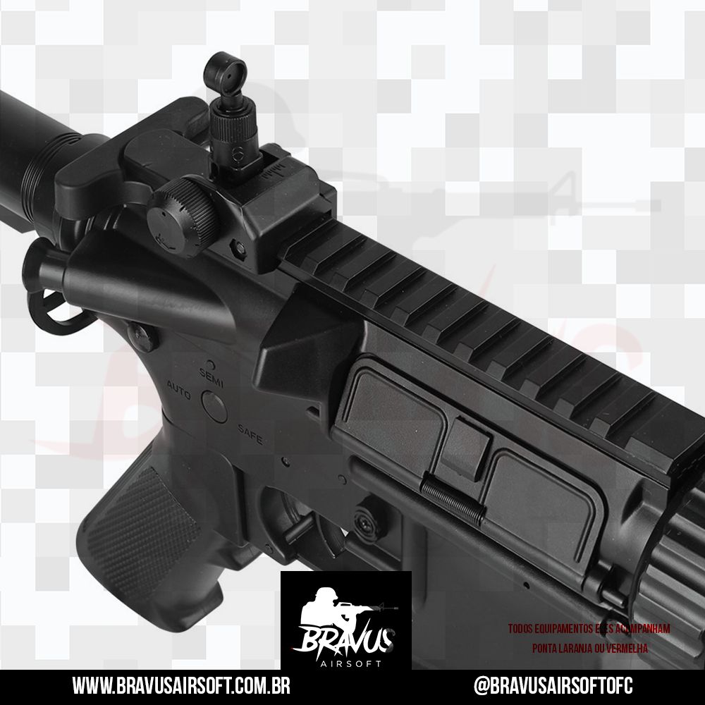 RIFLE AIRSOFT CM513 M4A1 AEG - CYMA - BRAVUS AIRSOFT - A MELHOR LOJA DO ABC