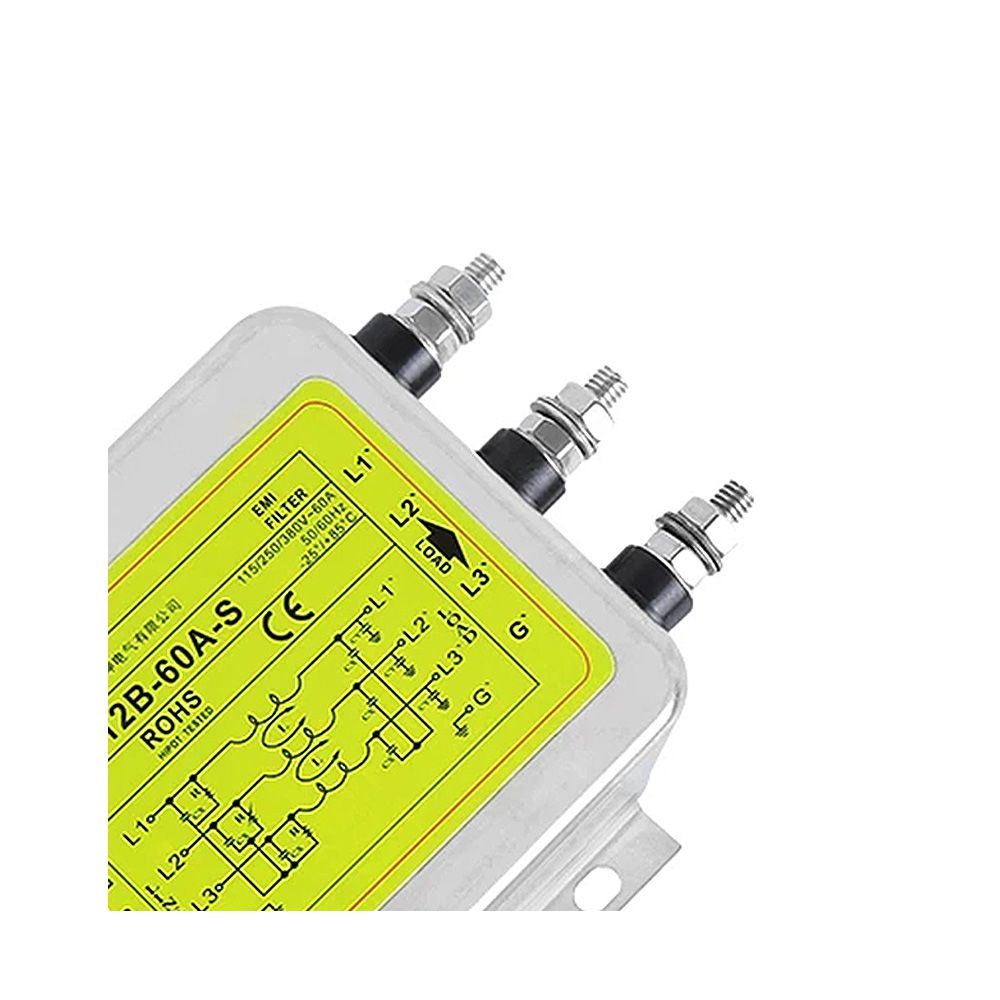 Filtro Supressor De EMI 60A Trifásico 115 A 380vac - ON ELETRICA ...
