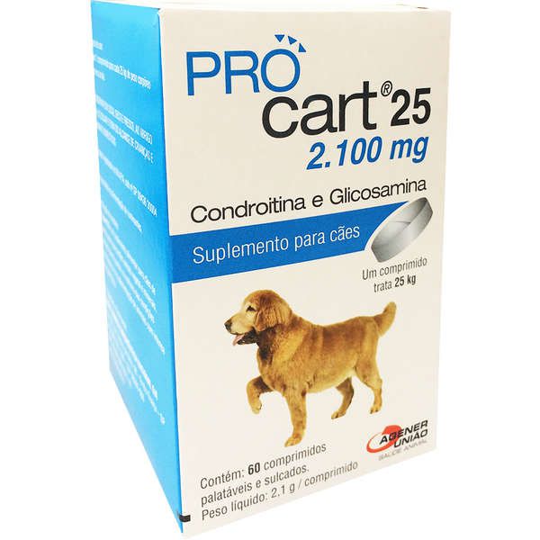 Procart 25 2100mg Suplemento Alimentar com 60 Comprimidos - Laicão