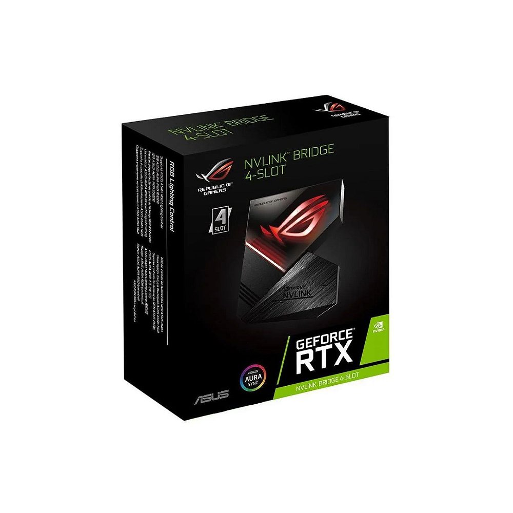 Bridge SLI Asus ROG GeForce RTX NVLink Bridge 3-Slot - Peças para ...