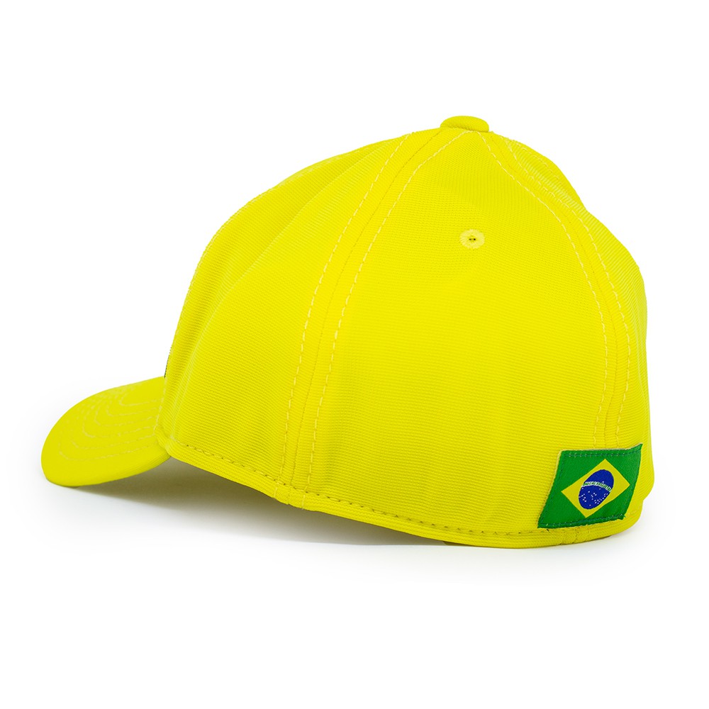 Boné Brasil Amarelo - Art Rock - Receba em Casa