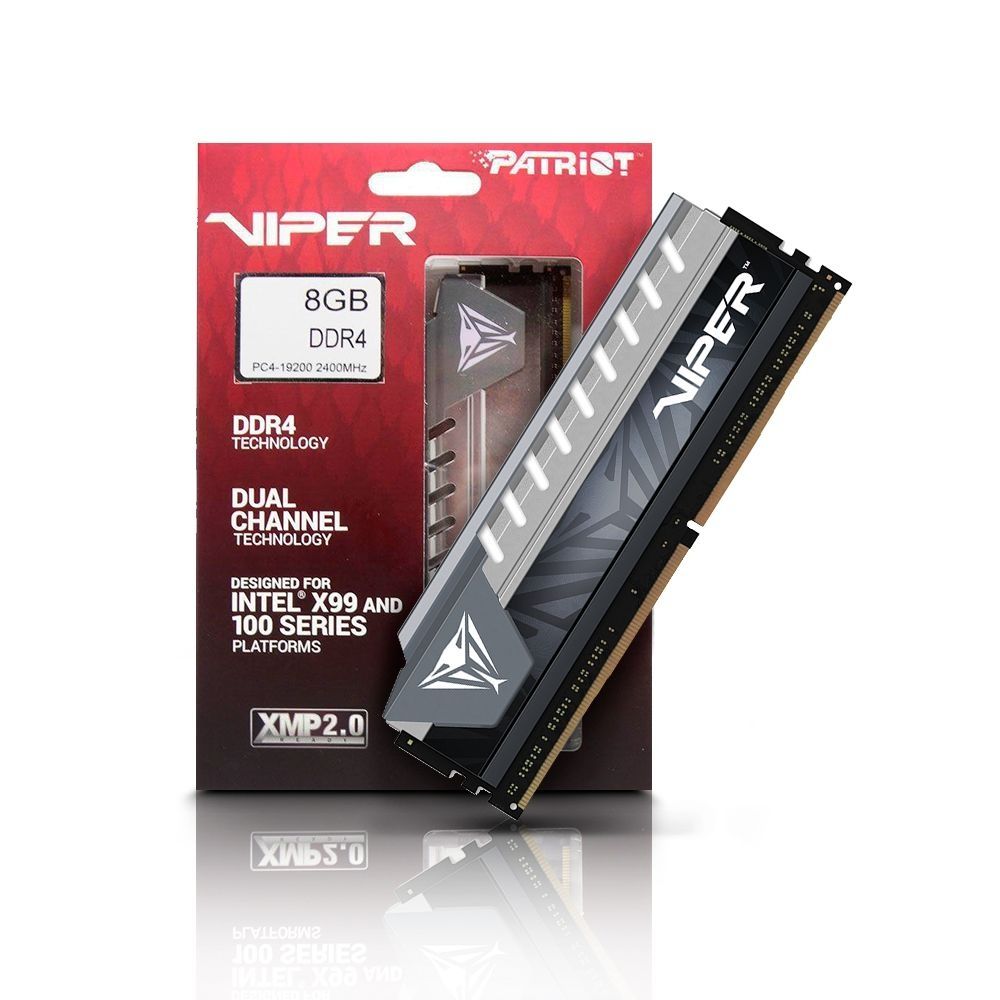 Memória RAM Patriot Viper 8GB DDR4, 2666MHz, PC4-21300 - Loja Zeus Games