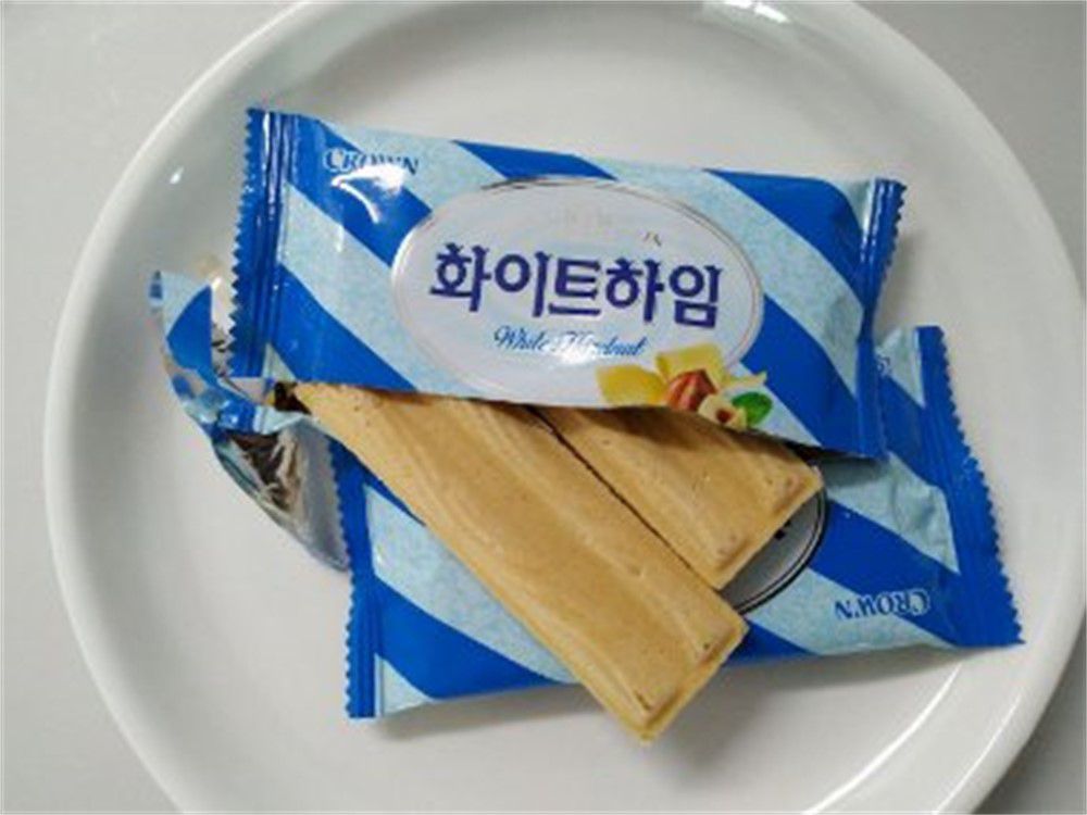 Biscoito White Heim - Crown - UNIDADE - Made In Korea Minas