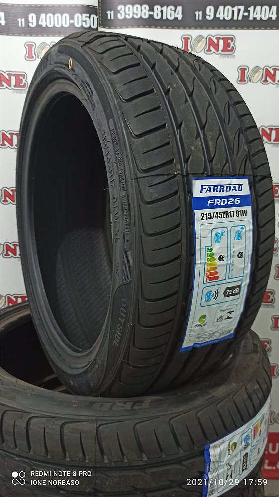 PNEU 215/45R17 FARROAD FRD26 91W XL - Aro 17 - Pneu Ione Pneus