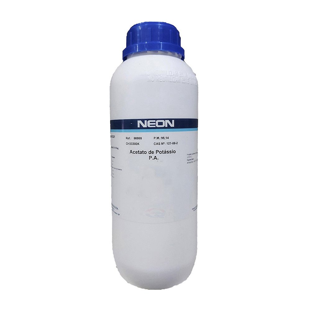 Acetato de Potássio 500g Neon - Laderquimica - Linha completa de ...