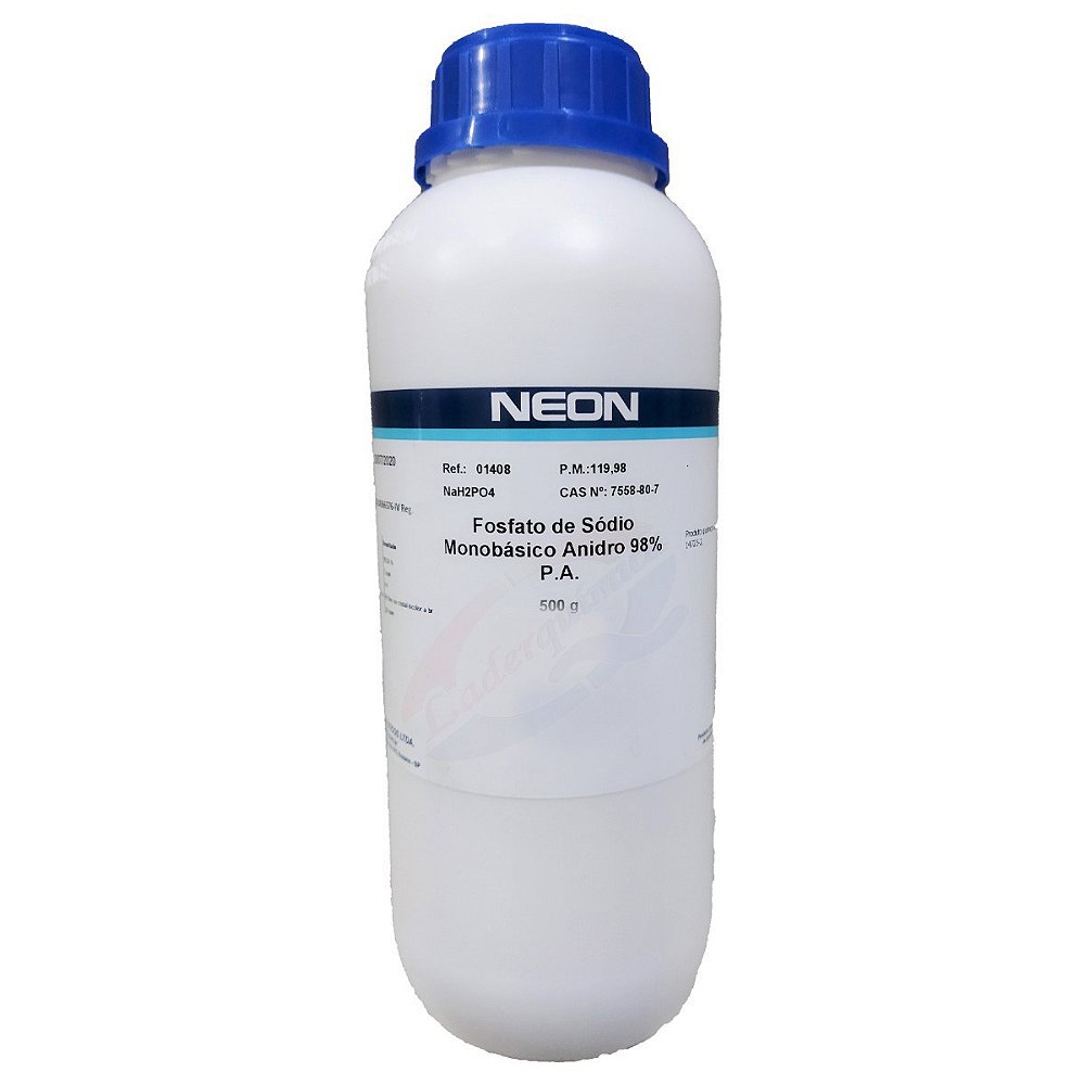 Fosfato de Sódio Monobásico 98% Anidro PA 500G - Laderquimica ... Fosfato de Sódio Monobásico 98% Anidro PA 500G - Laderquimica ...