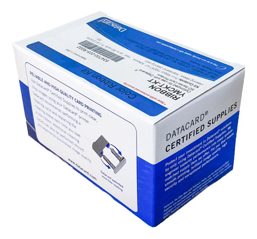 Ribbon Datacard Color C/ Verso Preto (YMCKT-KT) 534700-005-R002 P ...