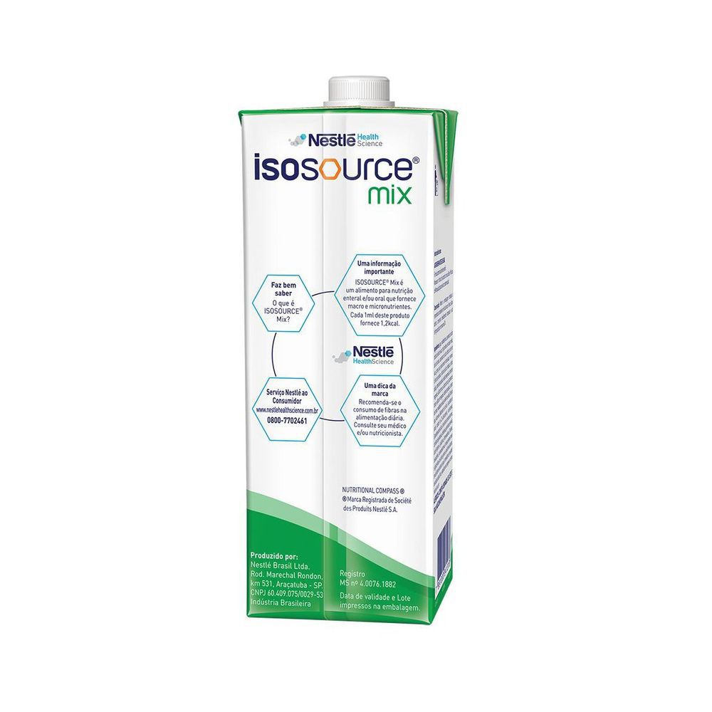 Isosource Mix - 1 Litro Nestlé | Le Farma - Le Farma - Fortalecendo a vida