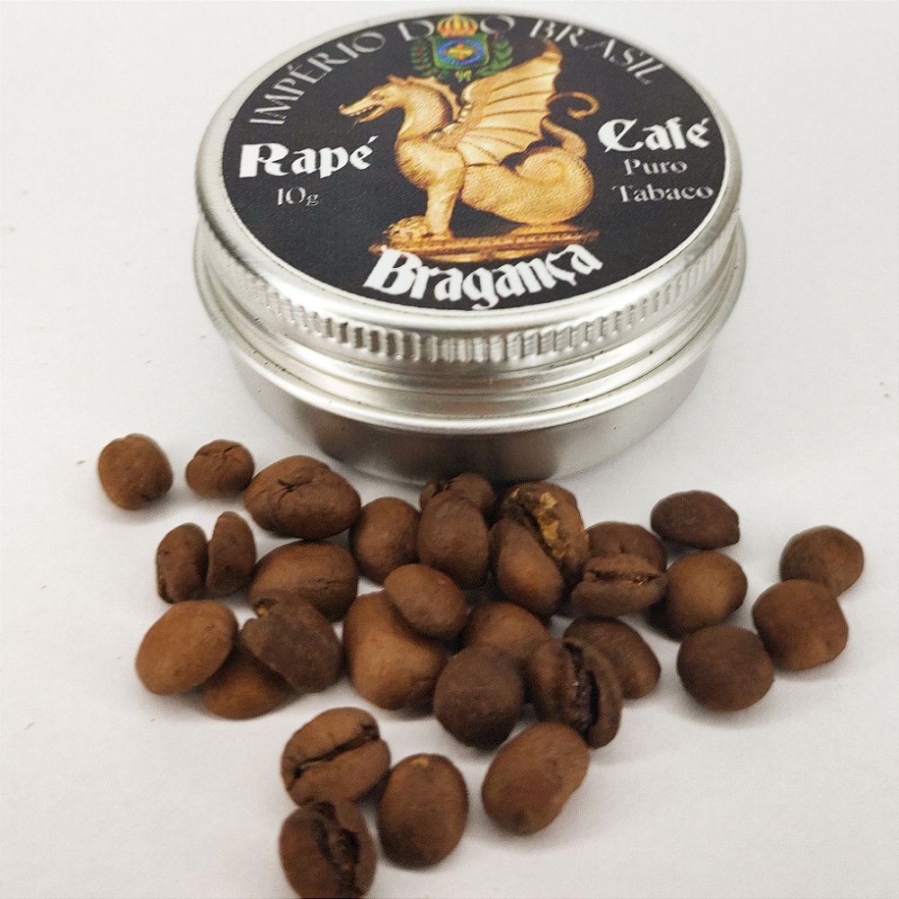 Rapé de café Bragança puro tabaco - Rapé Império do Brasil