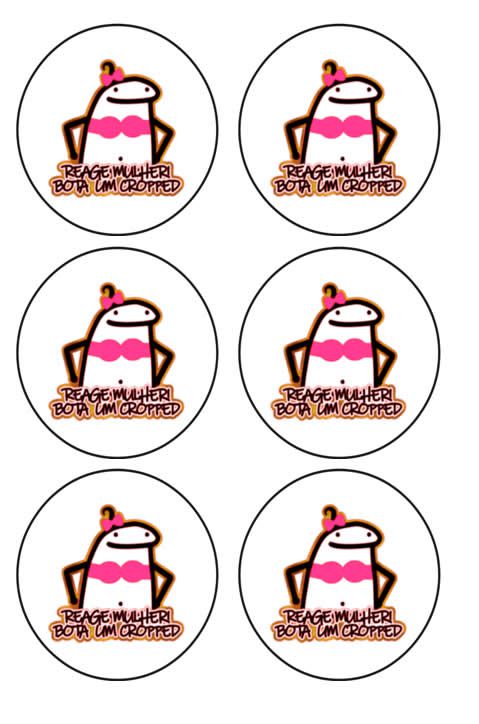 BENTO CAKE MEME 008 6 UNIDADES (PAPEL ARROZ) - PAPEL ARROZ ESPECIAL