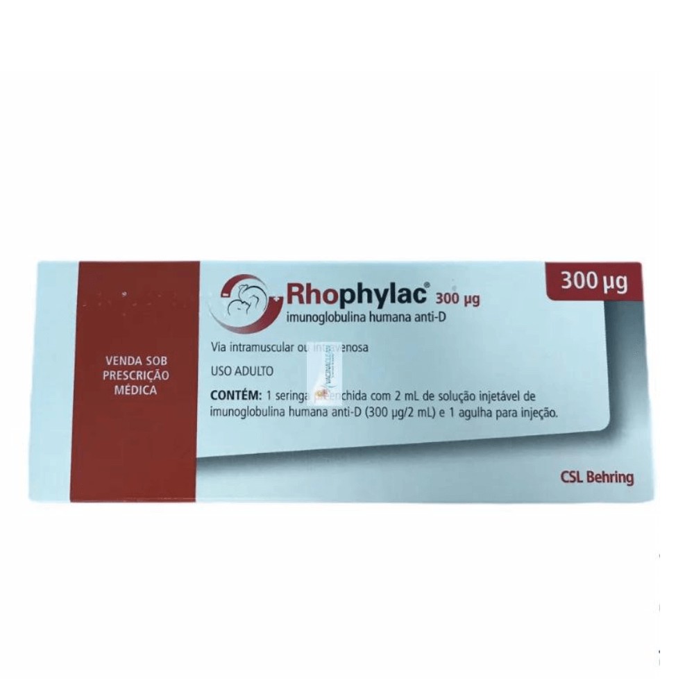 RHOPHYLAC-300-MCG-CSL-BEHRING - VacinaClean