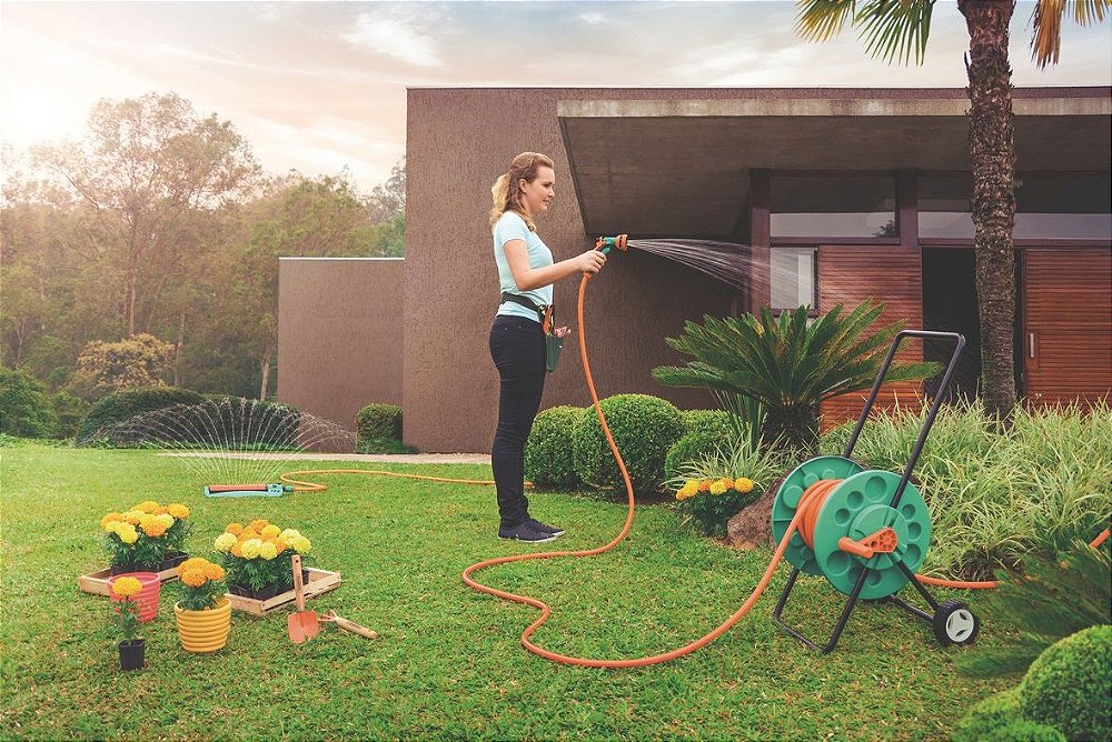 Ancinho Metálico com 3 Dentes para Jardinagem Tramontina com Cabo de M ...