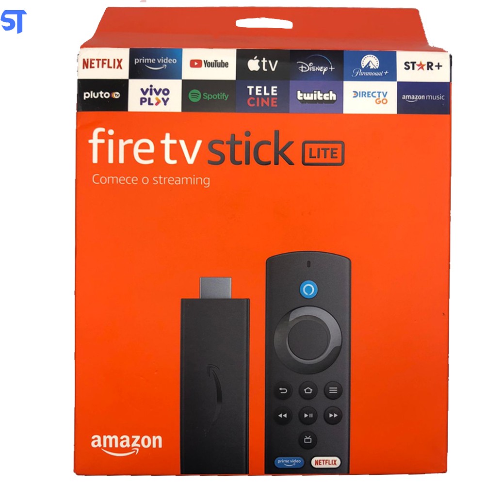 Fire TV Stick Lite Aparelho de Streaming Amazon - Full HD Com Controle ...
