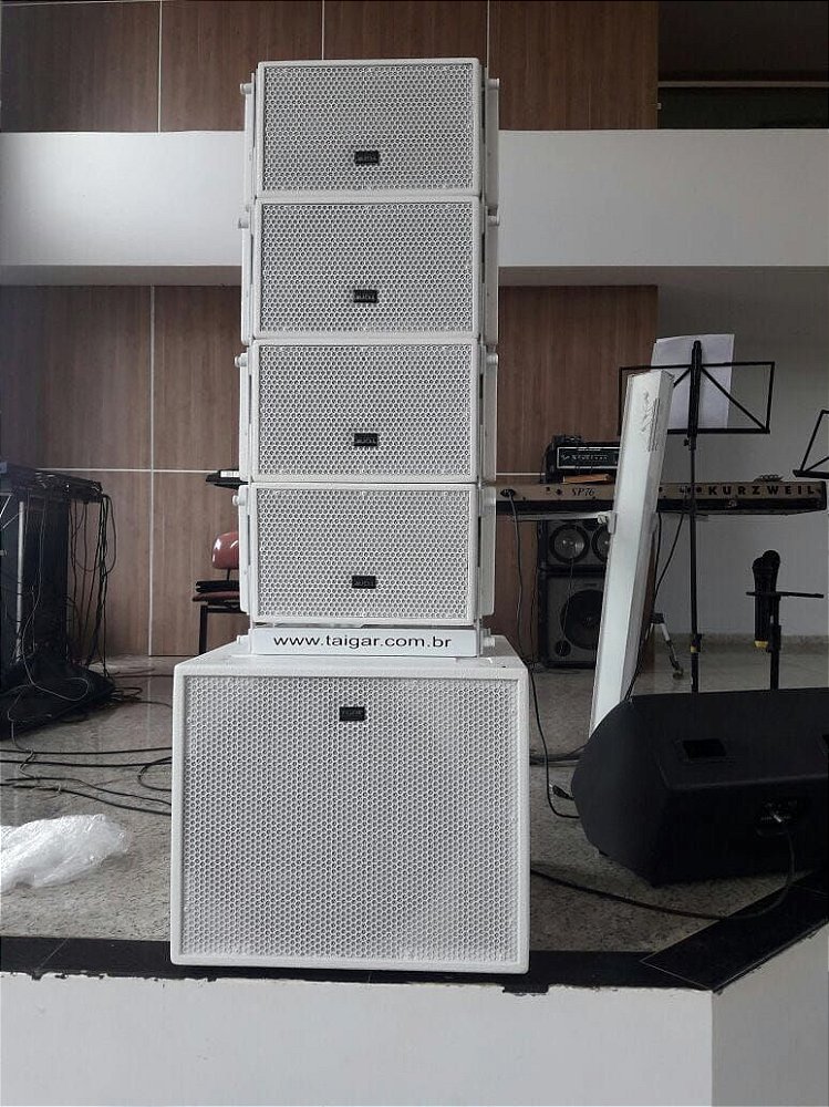Caixas Line Array Taigar System NEO 844 A - Woofer 8" + Driver TI - LS ...