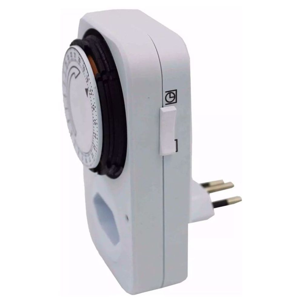 Tomada Timer Analógico Temporizador 24 Horas Bivolt - 83034 YDTECH - YDTECH