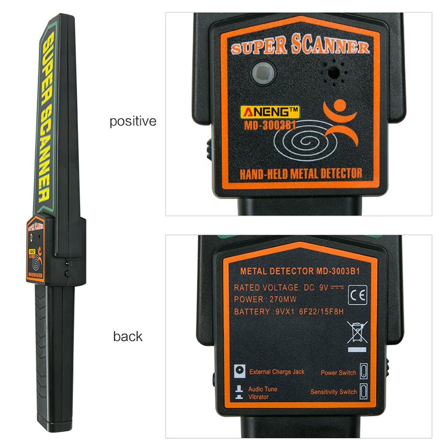 Detector De Metal Portátil Super Scanner - 81968 - YDTECH