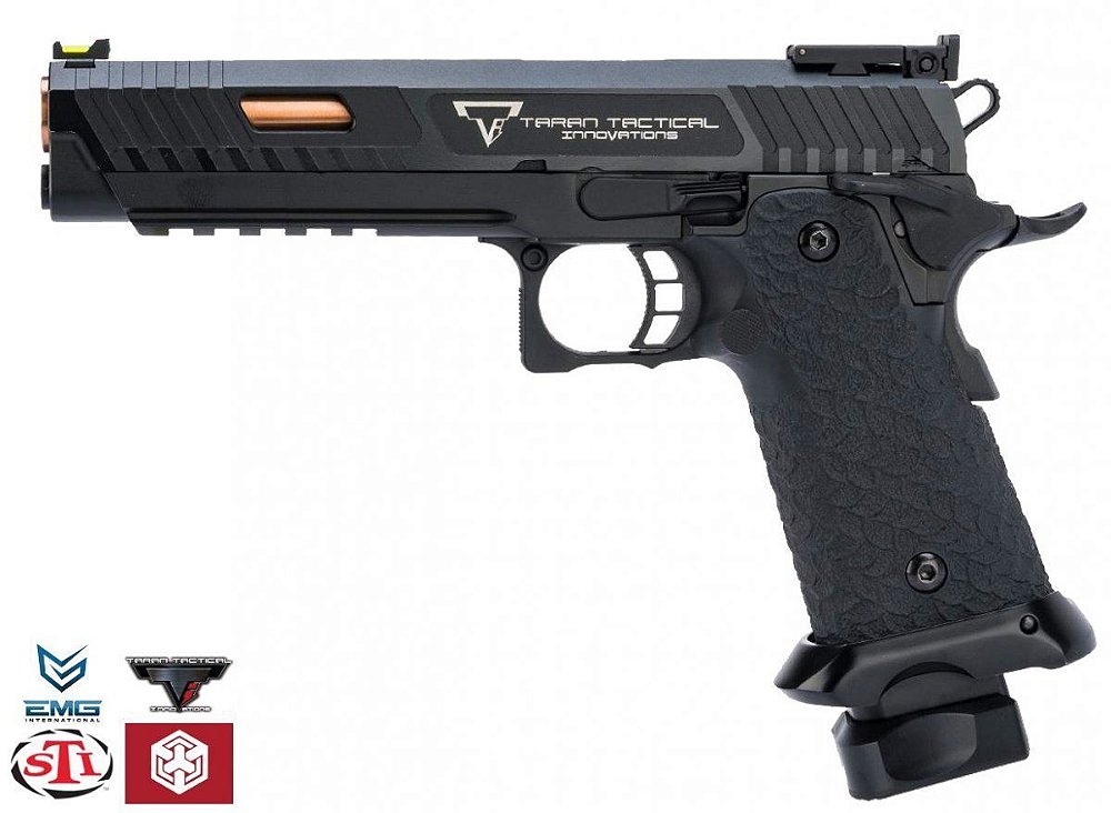 Pistola Airsoft Sti 2011 Combat Master Taran Tactical John Wick AW/EMG ...