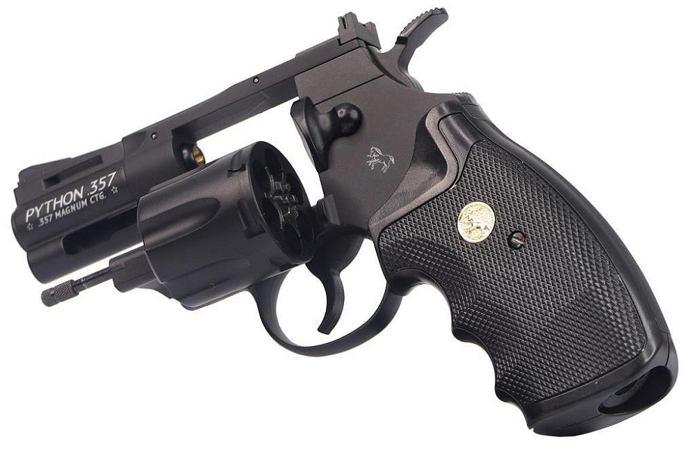 Revólver Airgun Colt Python 357 2,5" Umarex Co2 4,5mm - Full Metal - E ...