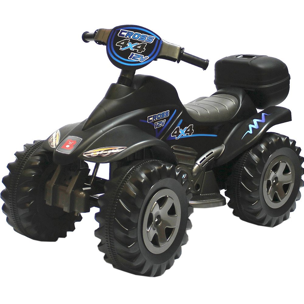 Quadriciclo Eletrico Biemme Quatry Cross 12V Preto Azul Boy - Maçã ...